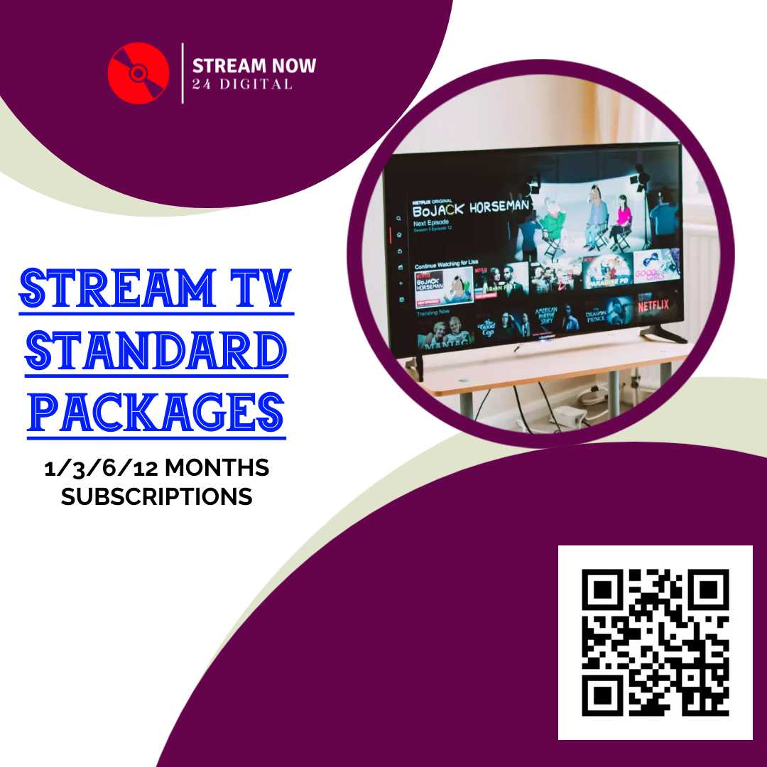 1 Month Standard Package – Digital Streamnow24 Live Media